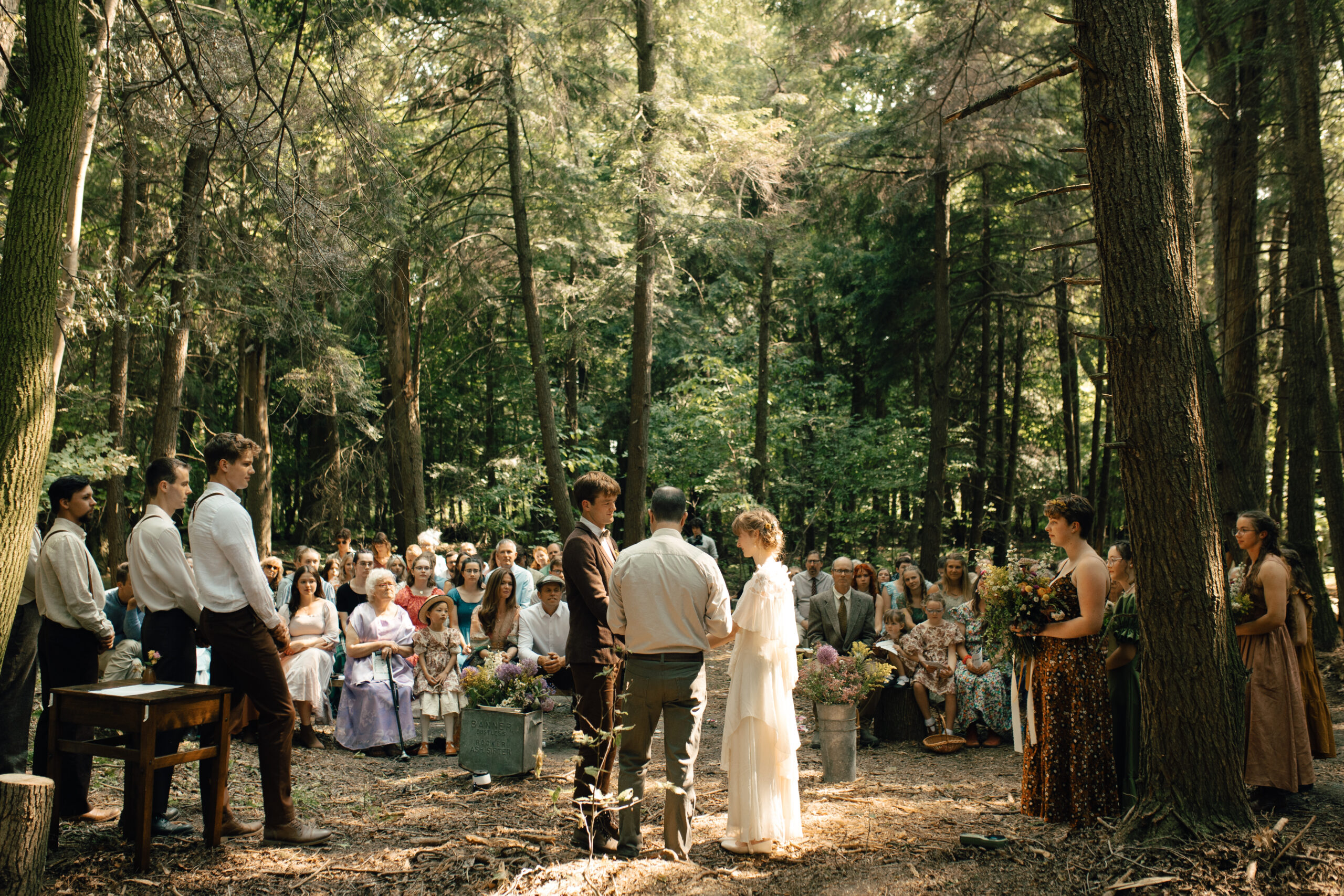 Levi + Aurora’s Fairytale Woodsy Wedding - Jessica Lynn Films